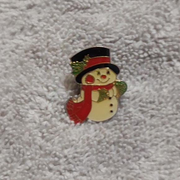 Jewelry | Vintage Snowman Pin | Poshmark